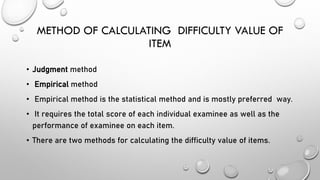 Item Analysis -ppt for psychometrics.pdf