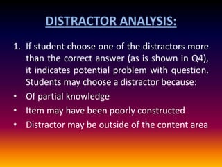 Item analysis | PPTX