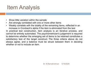 Item analysis | PPT
