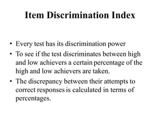 Item analysis | PPTX
