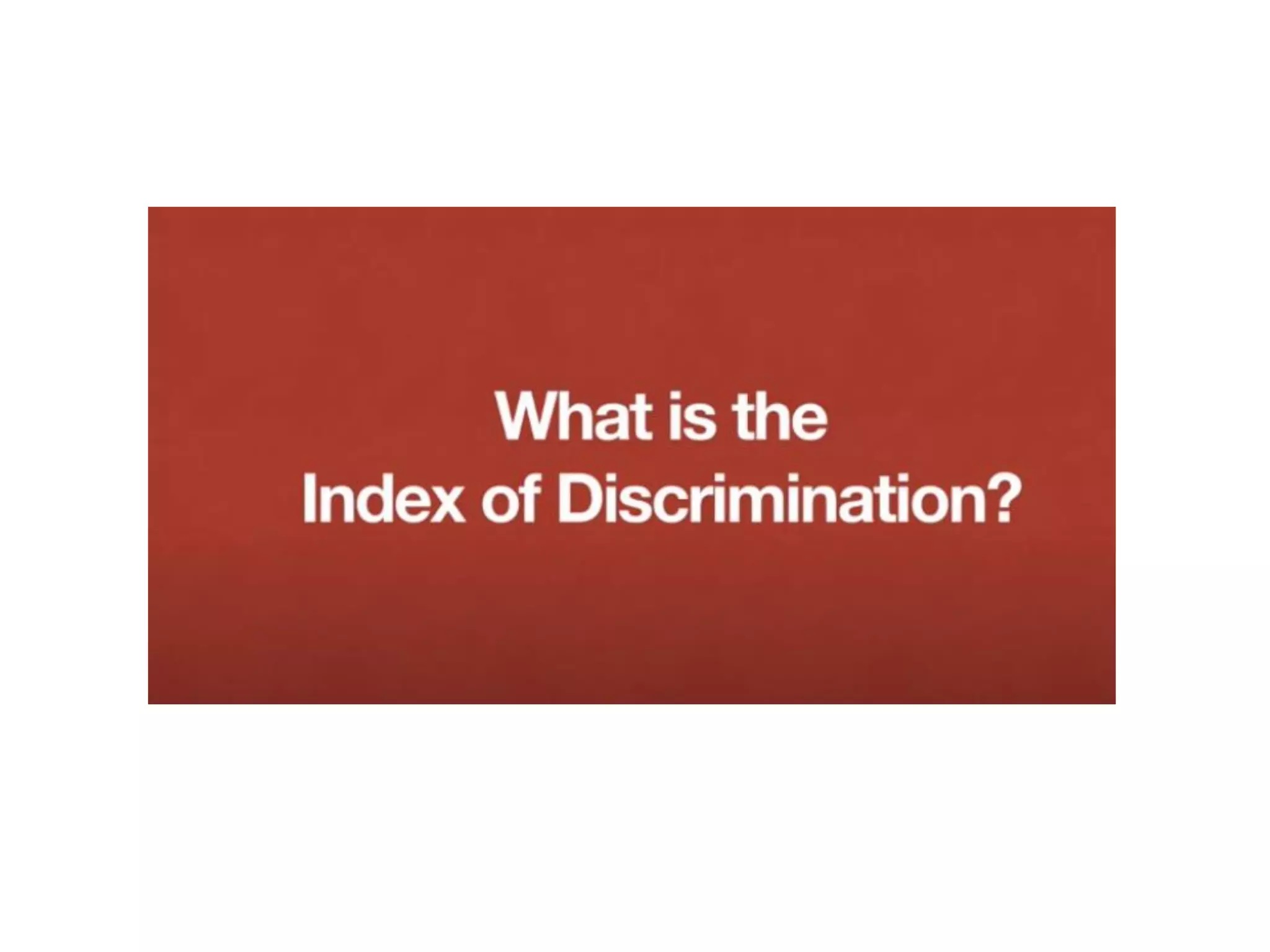 Item Analysis, Difficulty Index, Discrimination Index,ExamAnalysis | PDF