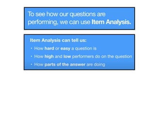 Item Analysis, Difficulty Index, Discrimination Index,ExamAnalysis | PDF