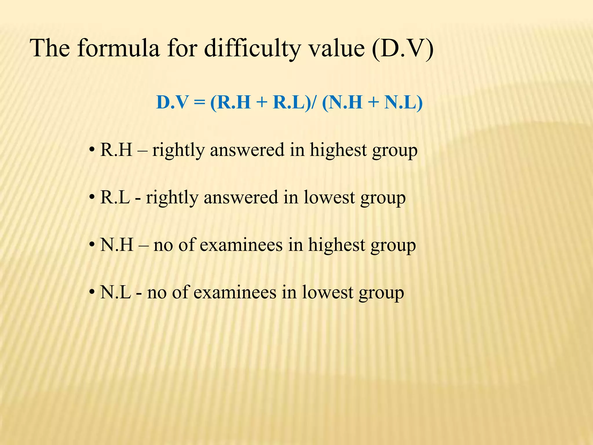 Item analysis | PPTX