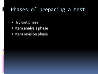 Item analysis and validation | PPTX