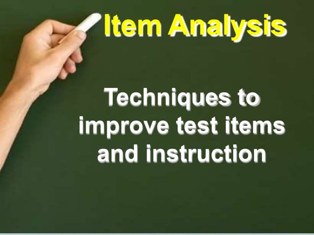 DepEd Item Analysis | PPTX | Standardized Testing | Educational Assessment