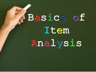 Item analysis | PPTX
