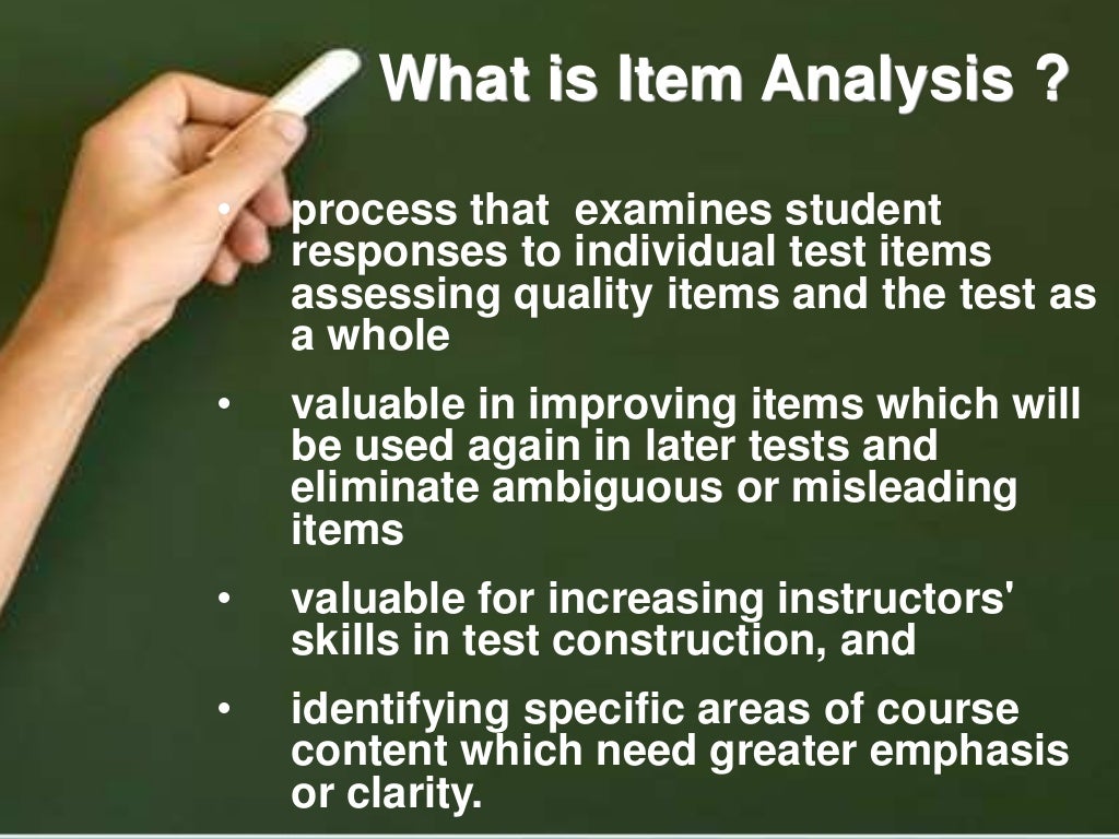 item-analysis