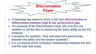 Item Analysis | PPTX