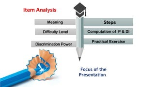 Item Analysis | PPTX