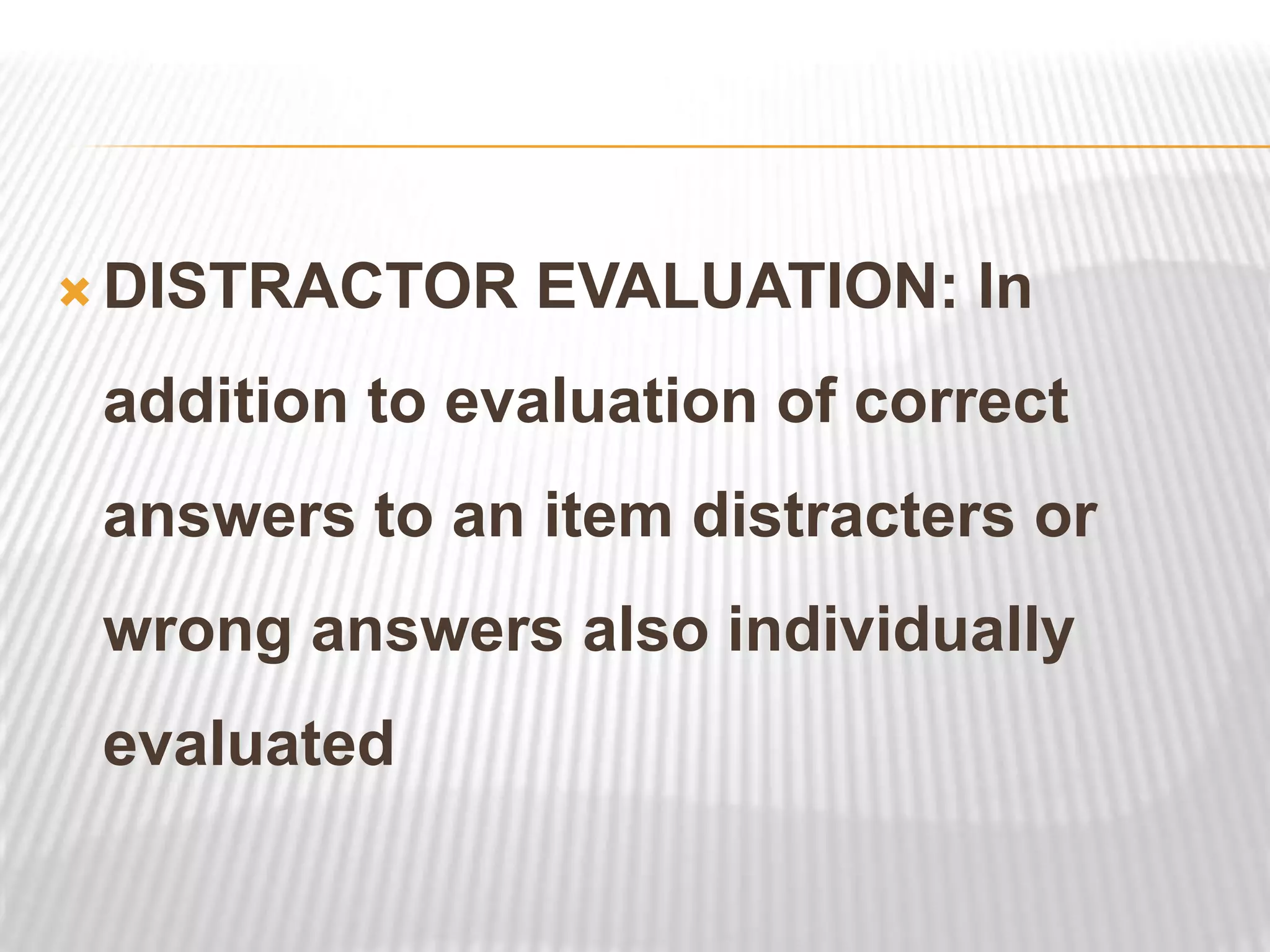 Item analysis ppt | PPTX