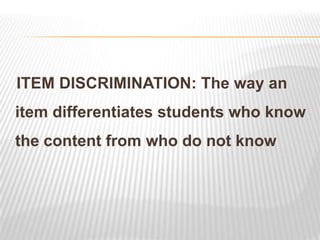 Item analysis ppt | PPTX