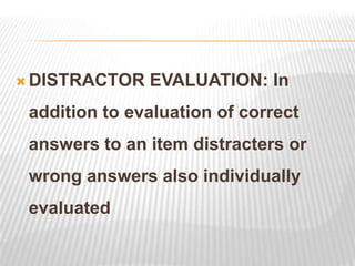 Item analysis ppt | PPTX