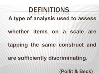 Item analysis ppt | PPTX