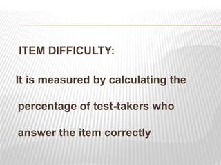 Item analysis ppt | PPTX