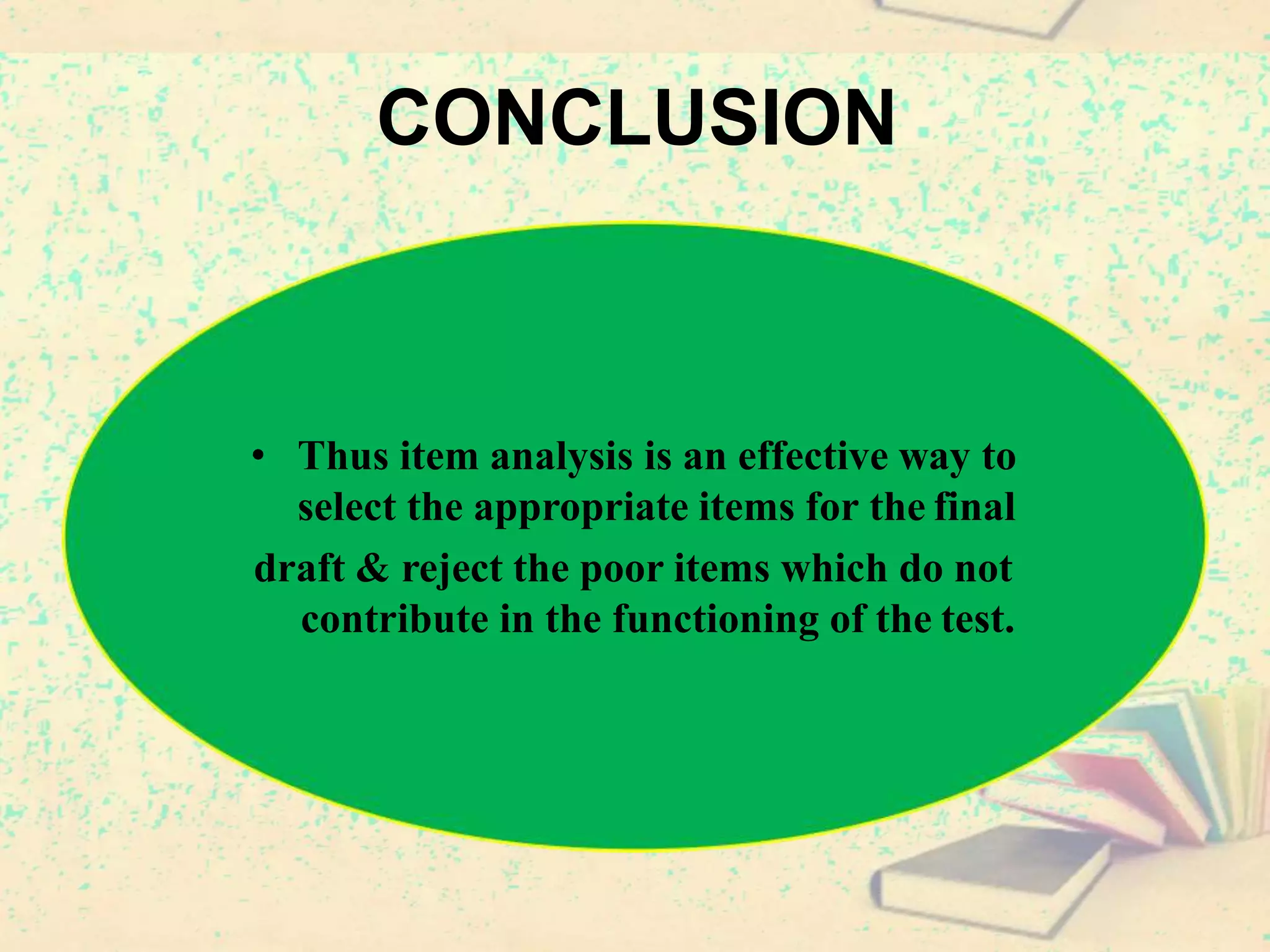 Item analysis ppt | PPTX