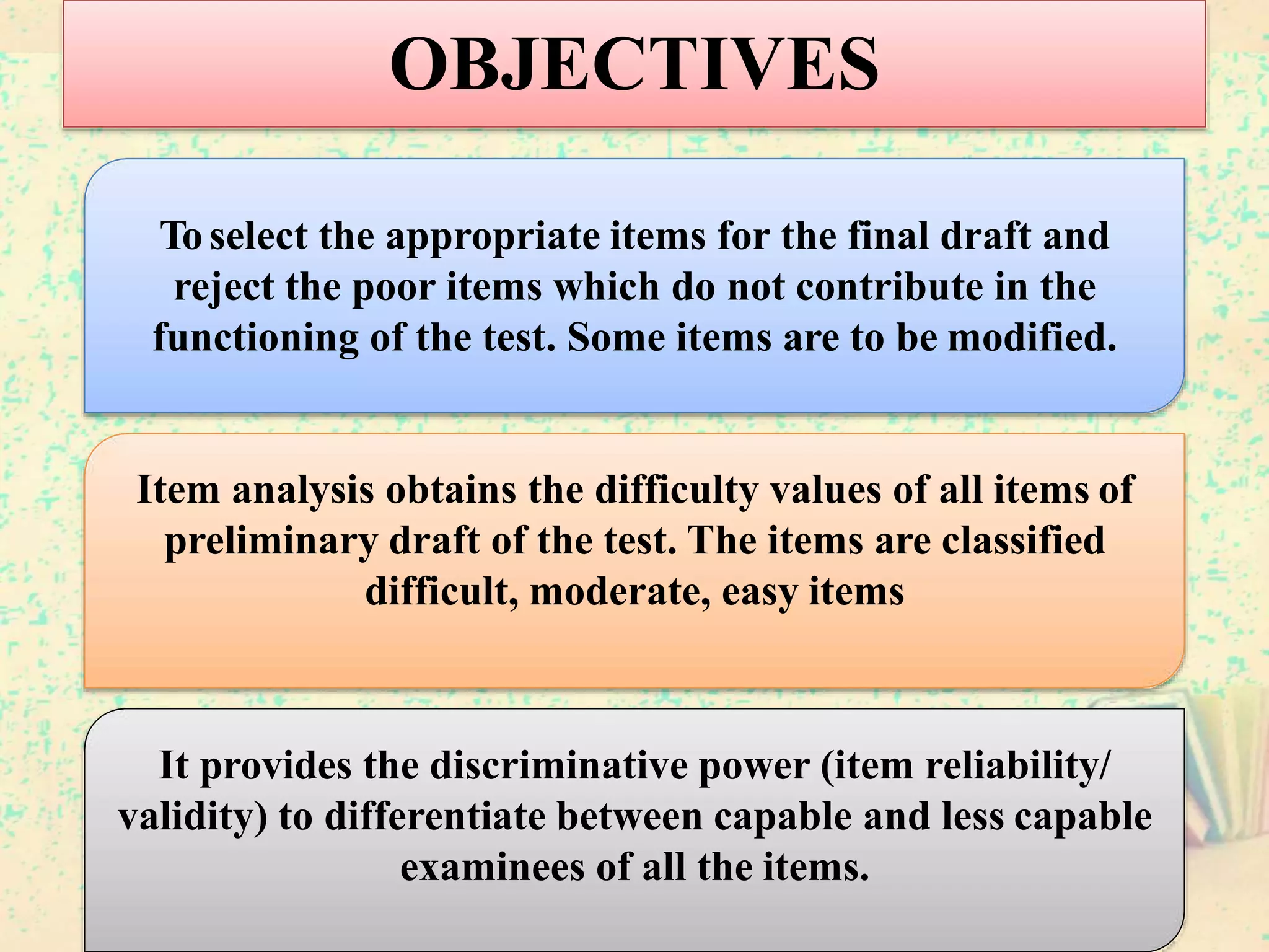 Item analysis ppt | PPTX