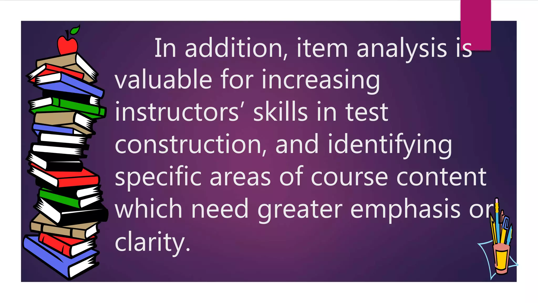 Item analysis presentation | PPTX