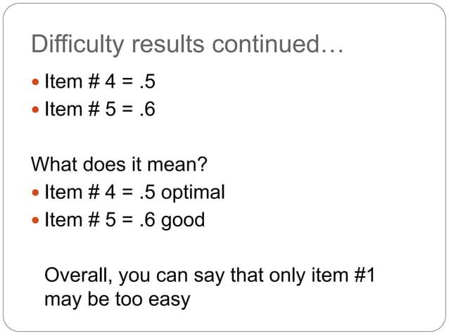 Item Analysis Report item-analysis-report