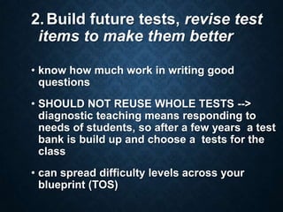 Item analysis with spss software | PPTX