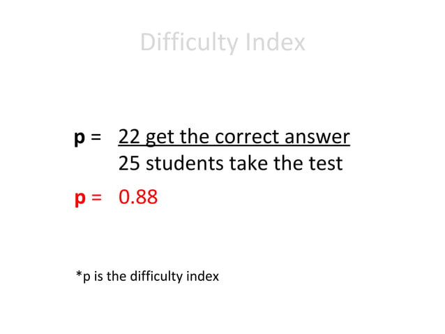 Item and Distracter Analysis | PPT