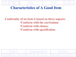 Item building 9 point Item | PPT