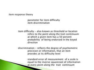 Item formulation psychological testin gfinalxxxx[1] | PPT
