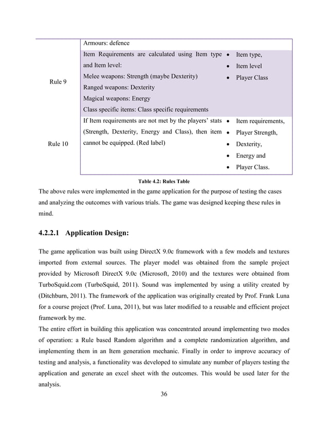 Item generation using rule based randomization algorithms in RPG games | PDF