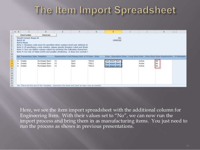 Item import in Product Data Hub