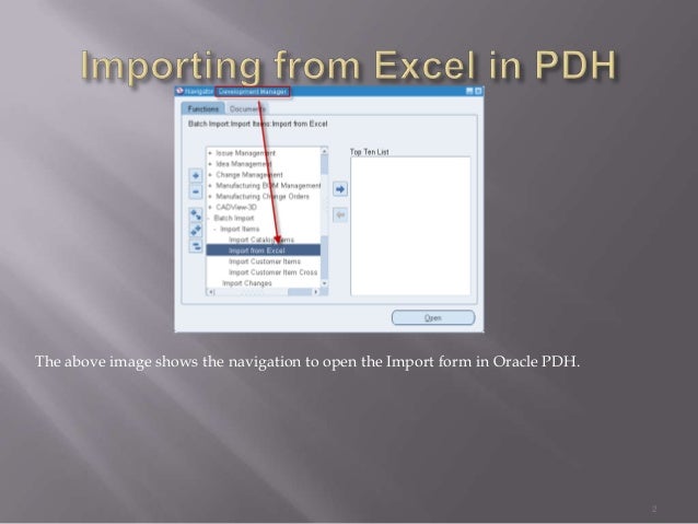 Item import in Product Data Hub