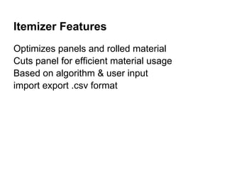 Itemizer Presentation | PPT