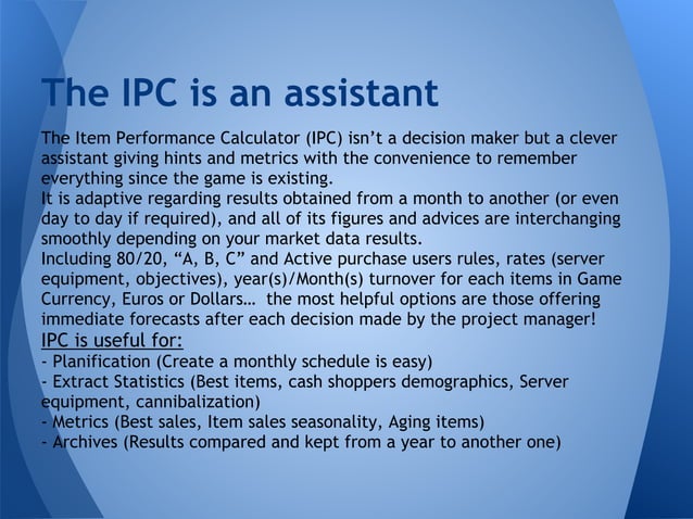 Item performance calculator presentation | PDF