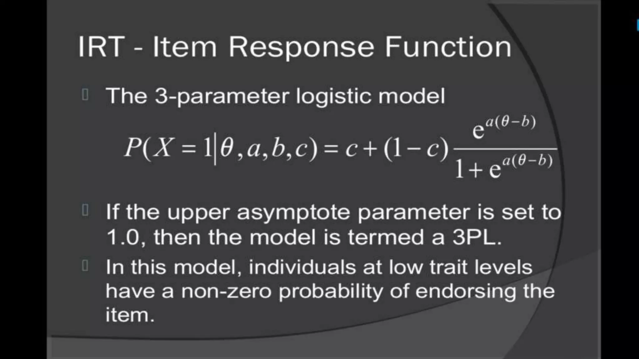Item Response Theory | PPTX