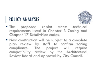 Items # 11&12 - PPT 516 Circle & 5936 Broadway (Replat) | PPT