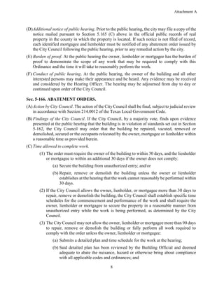 Item #s 5.6 - Dangerous Structures | PDF