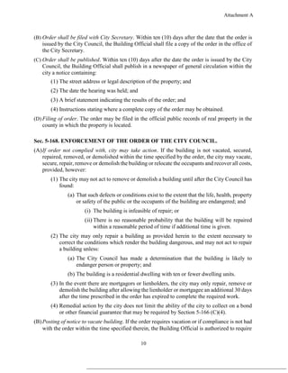 Item #s 5.6 - Dangerous Structures | PDF