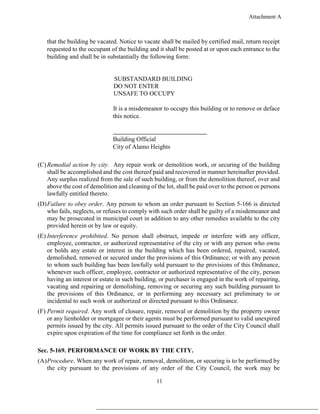 Item #s 5.6 - Dangerous Structures | PDF