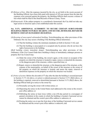 Item #s 5.6 - Dangerous Structures | PDF