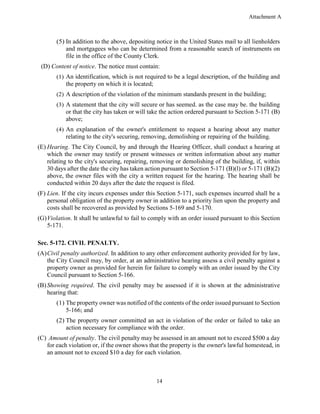 Item #s 5.6 - Dangerous Structures | PDF