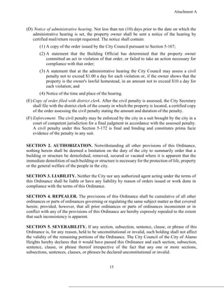 Item #s 5.6 - Dangerous Structures | PDF