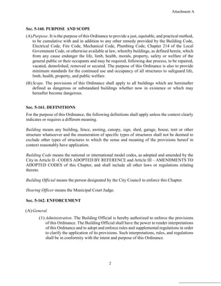 Item #s 5.6 - Dangerous Structures | PDF