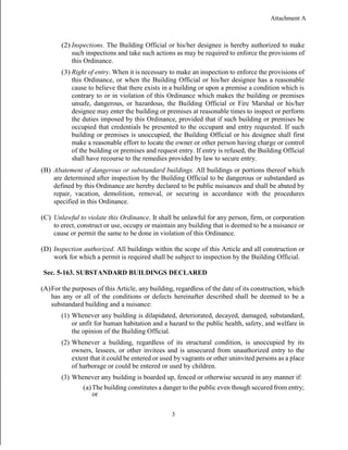 Item #s 5.6 - Dangerous Structures | PDF