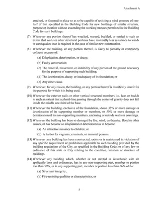 Item #s 5.6 - Dangerous Structures | PDF