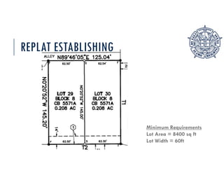 Items # 5&6 - PPT - 227 Rosemary (Replat) | PDF | Real Estate