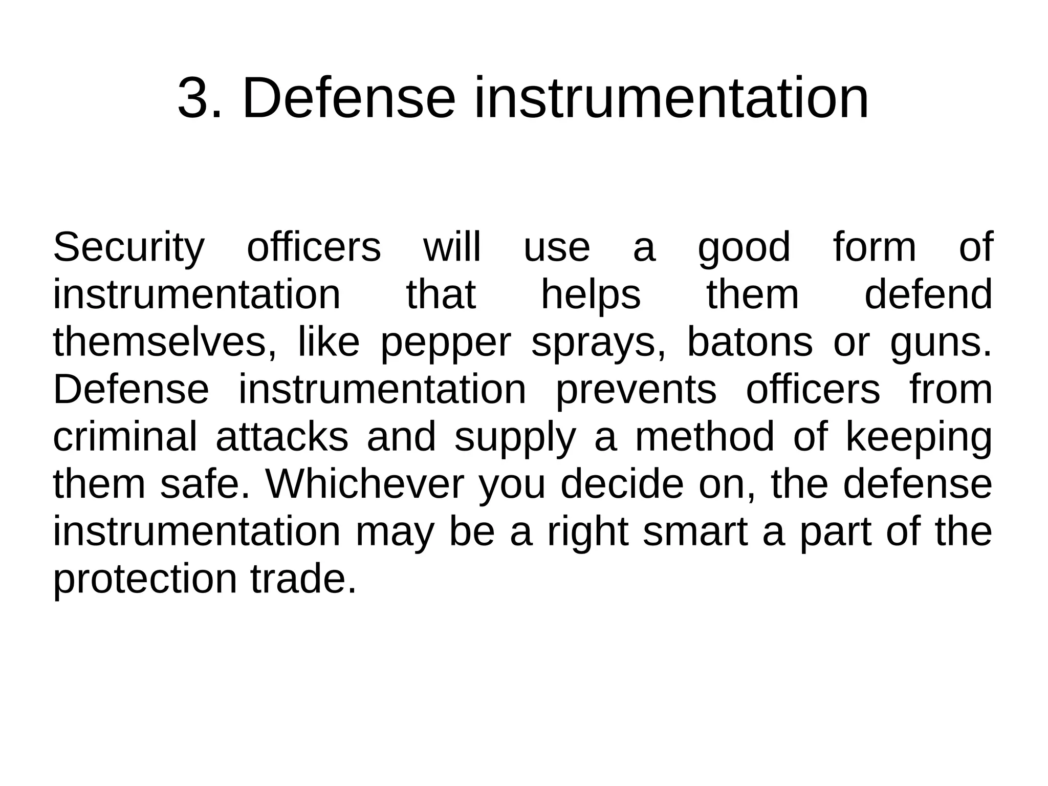 Items of security guard equipment | PDF