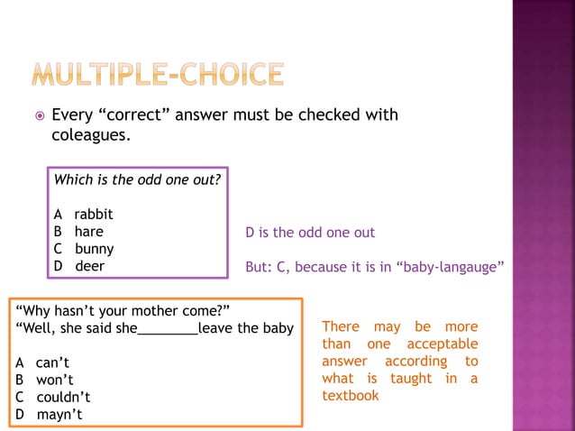 Item writing | PPTX | Standardized Testing | Educational Assessment