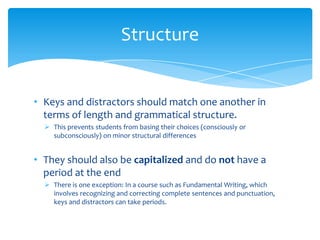 Item Writing Guidelines | PPTX