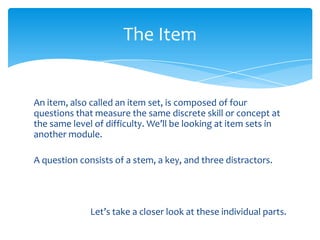 Item Writing Guidelines | PPTX