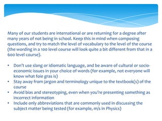 Item Writing Guidelines | PPTX