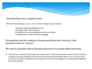 Item Writing Guidelines | PPTX