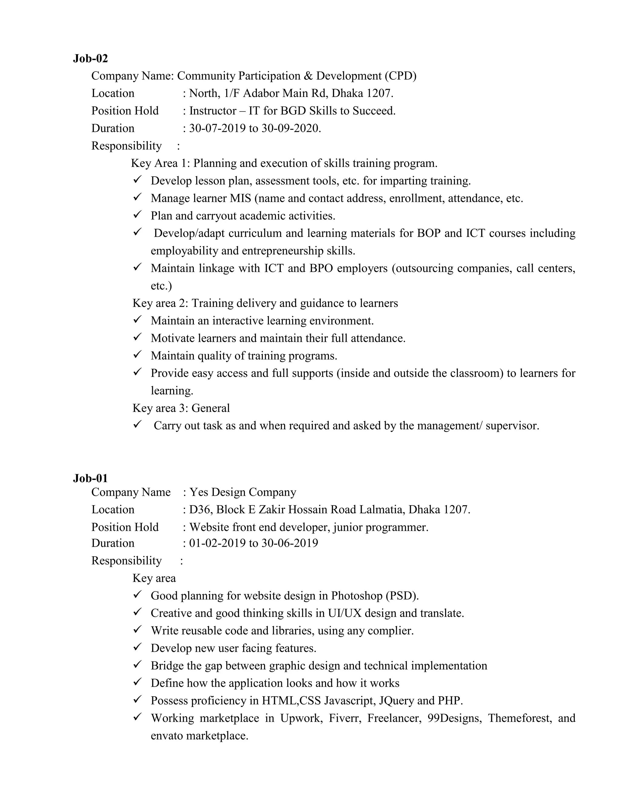 khalid hasan cv | PDF | Web Development | Internet